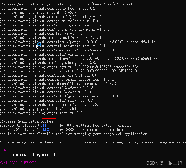 go工具包beego和bee安装_beego bee-CSDN博客