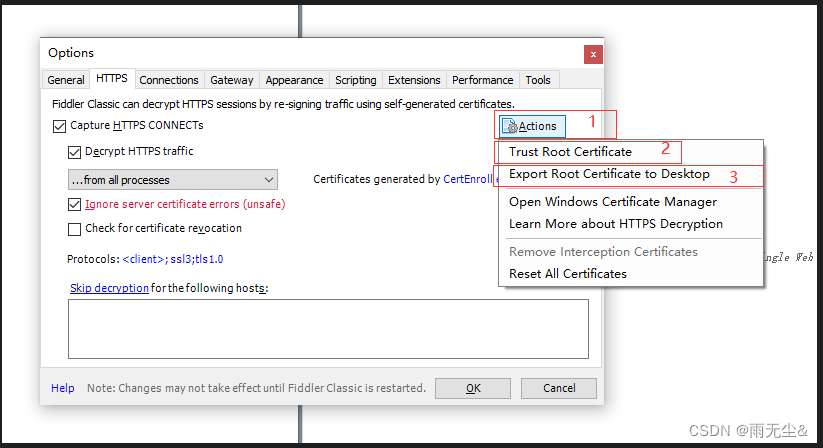 Fiddler证书过期解决-CSDN博客