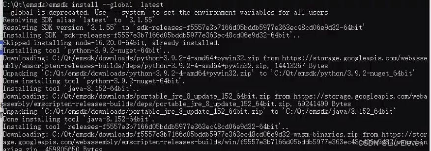 Qt6.6搭建WebAssembly_qt6 webassembly-CSDN博客