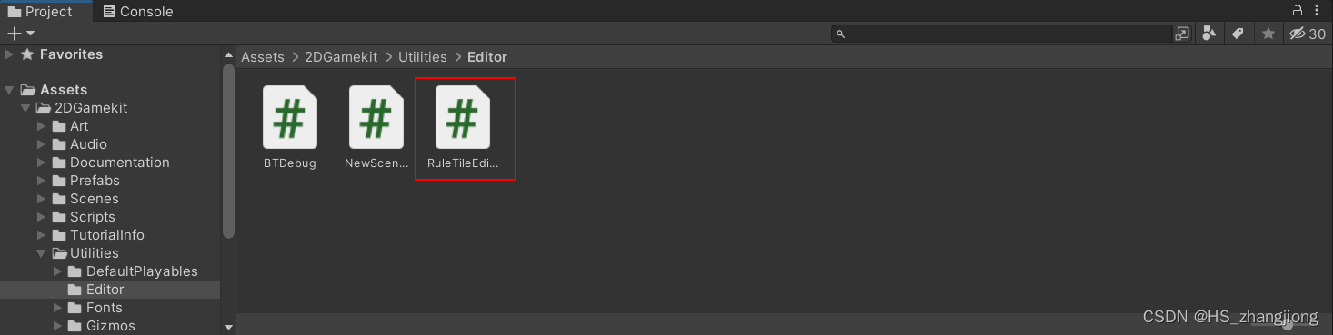 Unity 导入项目报错: error CS0433: The type ‘RuleTile‘ exists in both ...
