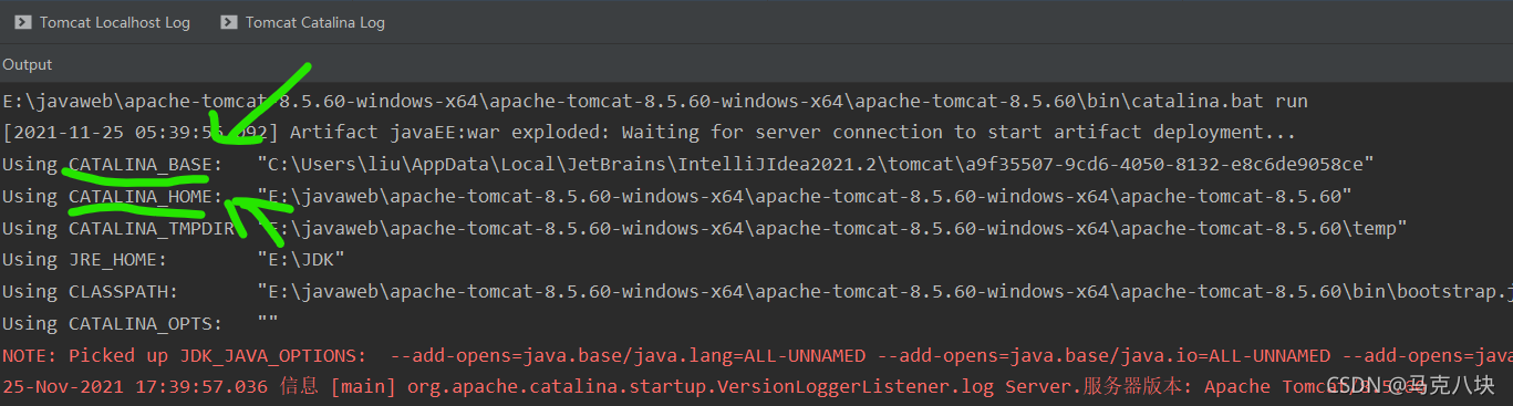 用IDEA整合（部署）Tomcat的过程_catalina base-CSDN博客