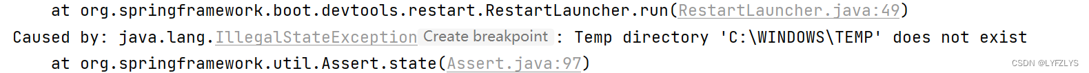 Temp directory ‘C:\WINDOWS\TEMP‘ does not exist_temporary file directory does not exist-CSDN博客