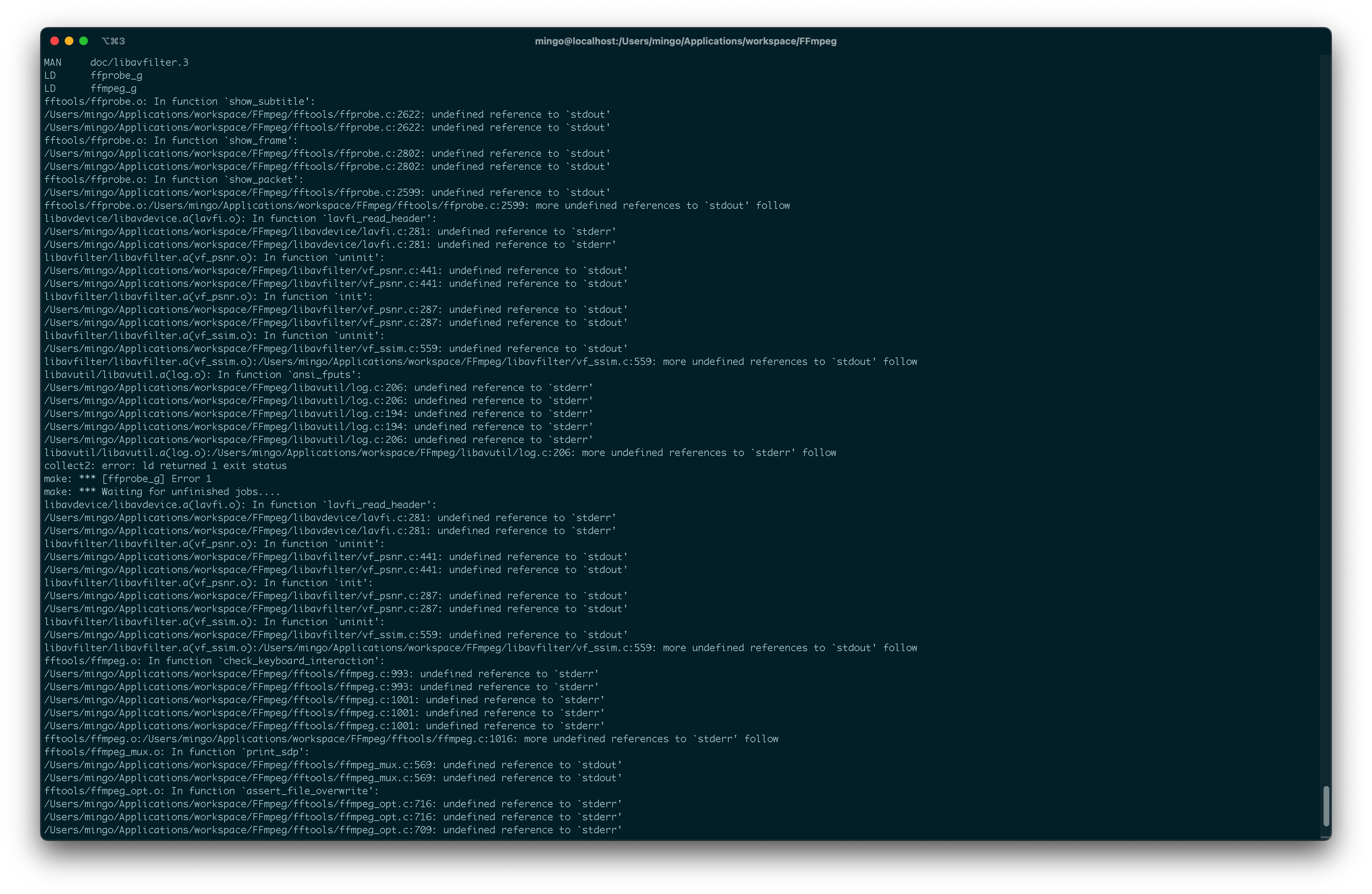 macOS上编译android的ffmpeg及ffmpeg.c_在mac 中把ffmpeg 编译成android平台的静态库,cpu架构为arm64-v8a-CSDN博客