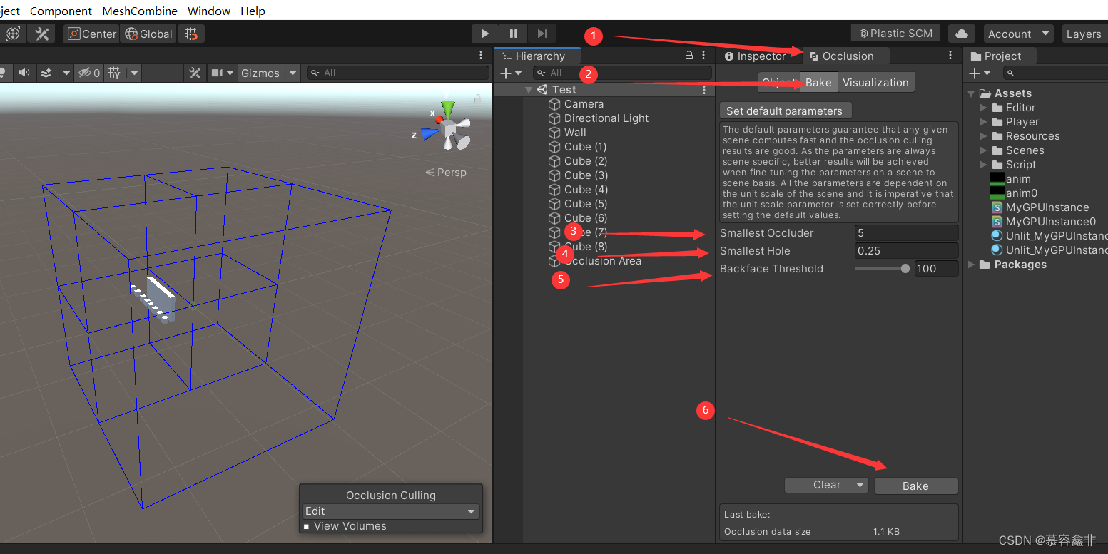 Unity 遮挡剔除（Occlusion Culling）——优化篇_unity occlusion-CSDN博客