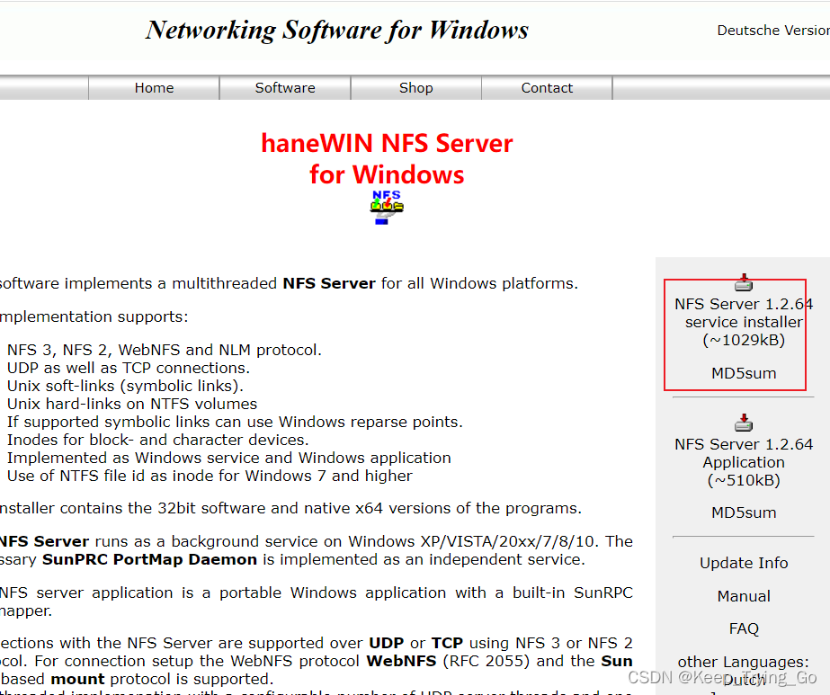 Linux下的NFS服务（包含windows10下的nfs搭建）_win10搭建nfs服务器-CSDN博客