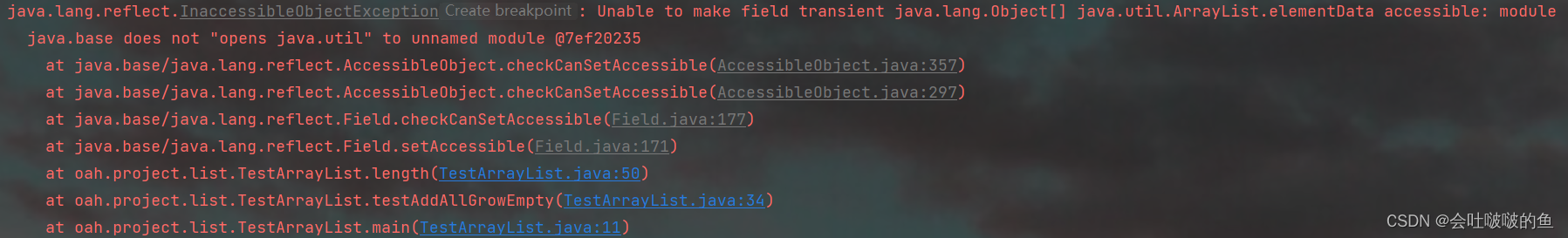 解决Java.lang.Object[]访问权限问题：VMoptions中的add-opens配置,-CSDN博客
