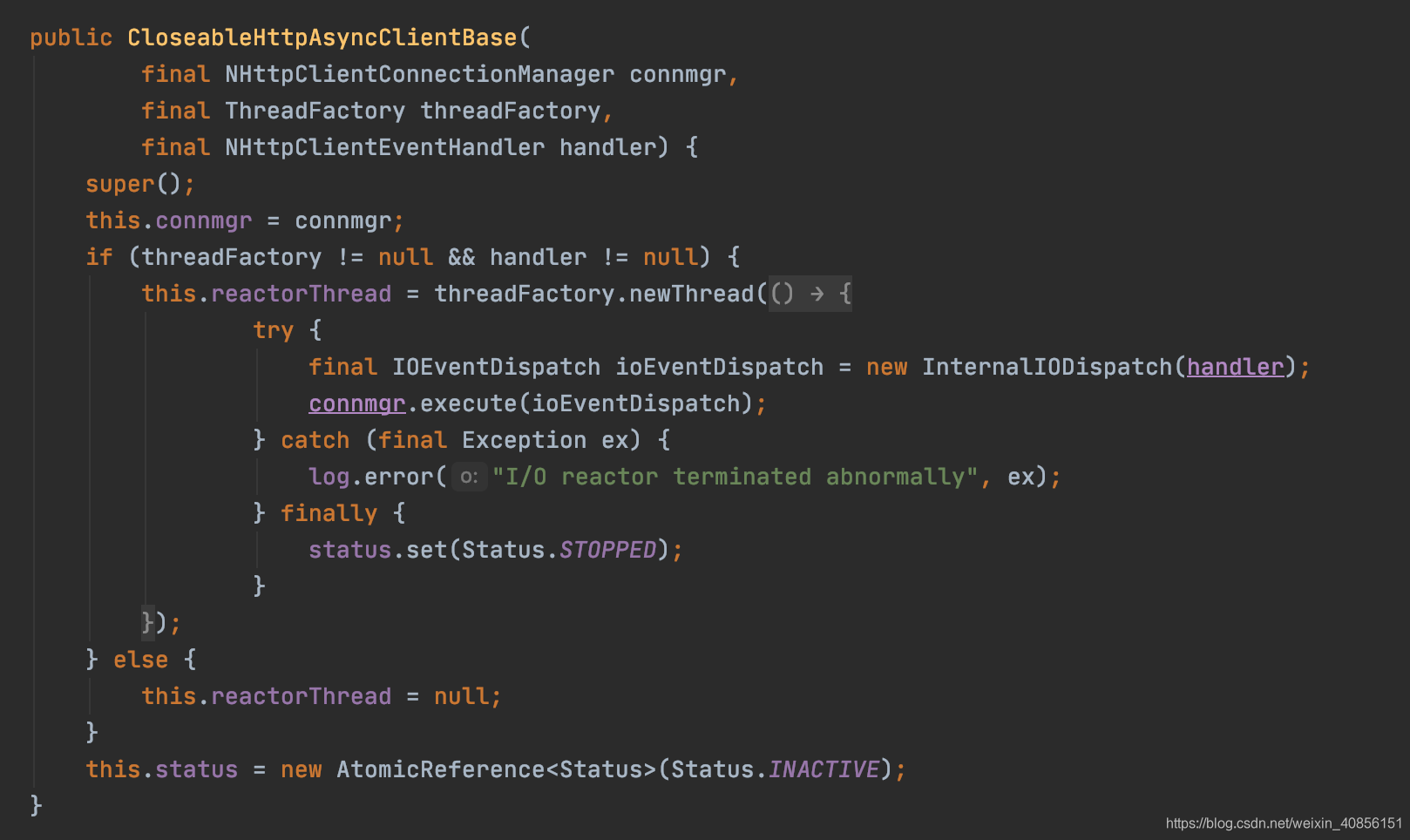 使用Es抛Request cannot be executed； I/O reactor status: STOPPED_io reactor terminated abnormally-CSDN博客