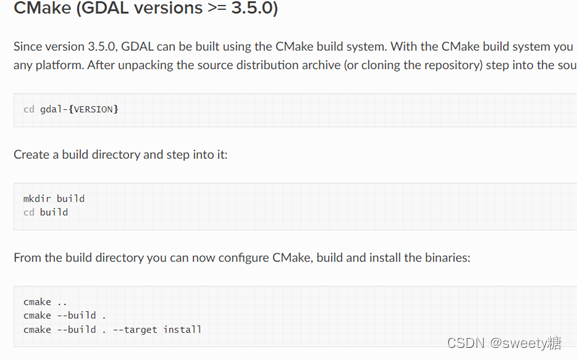Linux下使用cmake安装gdal3.7_gdal linux-CSDN博客