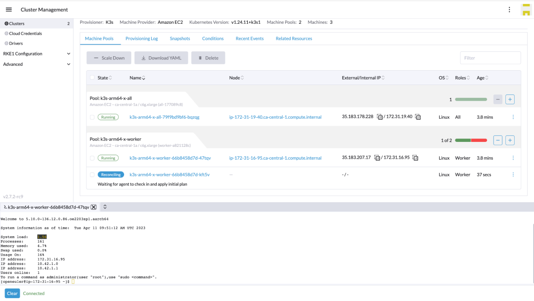 openEuler之上的K3s ARM64集群管理_openeuler安装k3s-CSDN博客