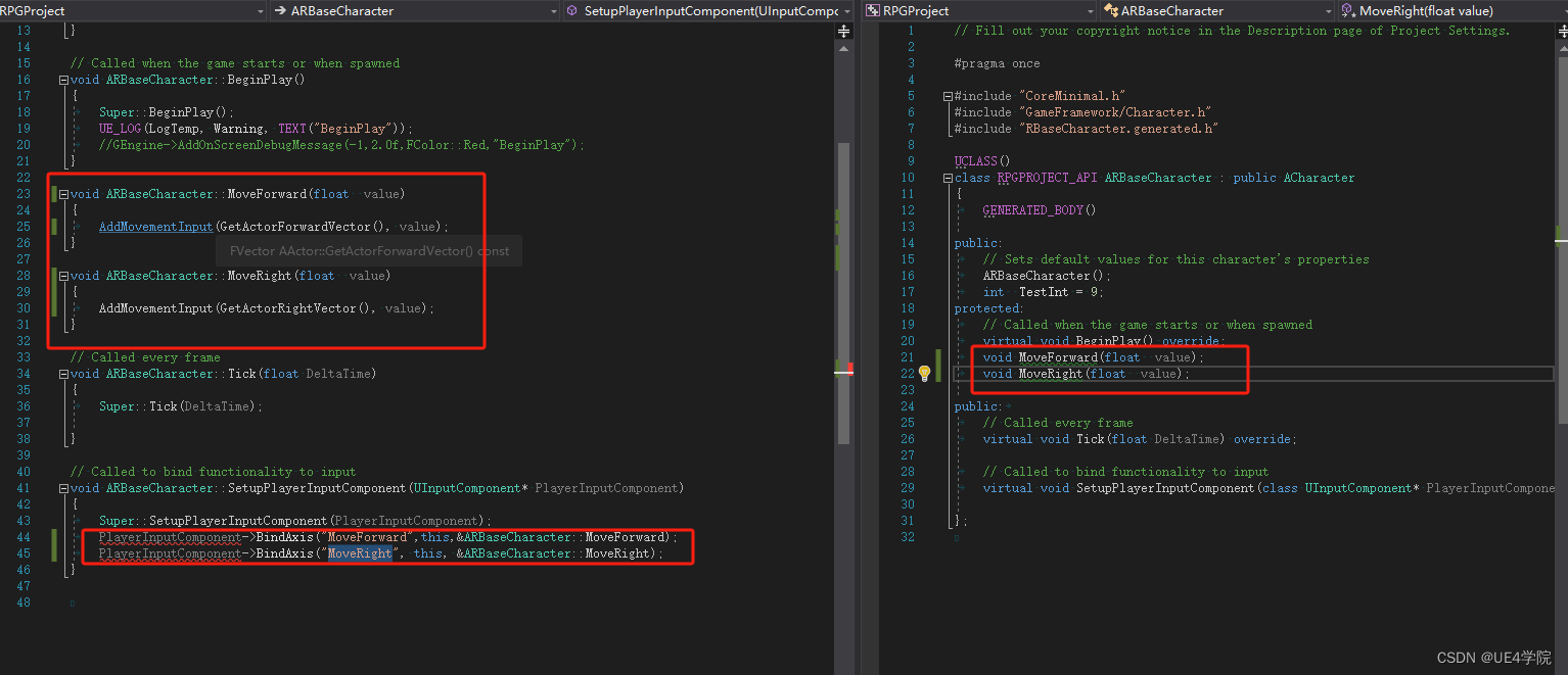 UE-RPG游戏开发第3篇-ASDW控制主角前、后、左、右移动（适用于第一人称）_ue wasd-CSDN博客