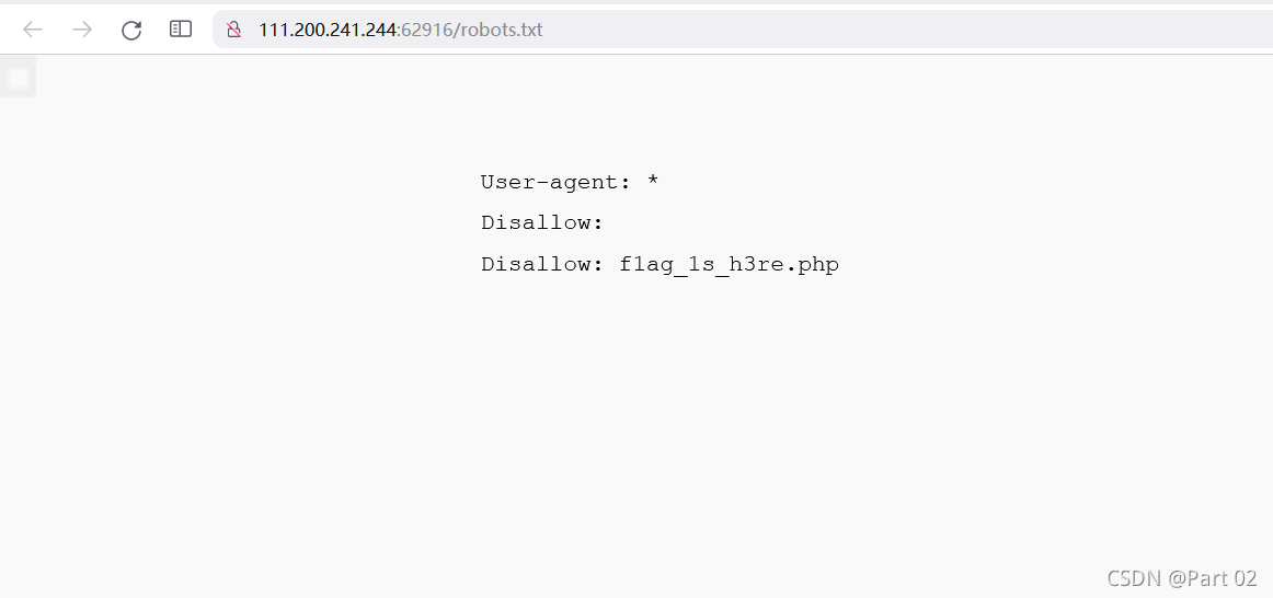 攻防世界，Web：robots_web robots-CSDN博客