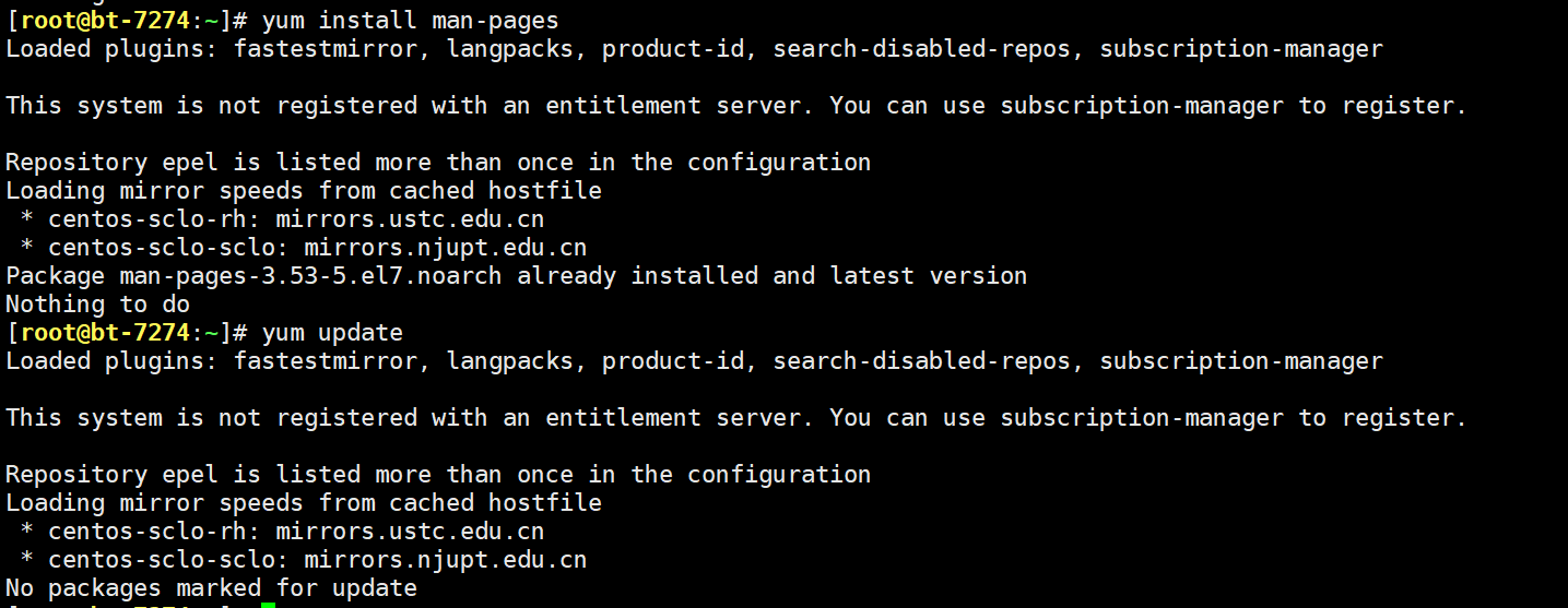 【Linux】man什么都搜不了，No manual entry for xxx的解决方案_no manual entry for ls-CSDN博客