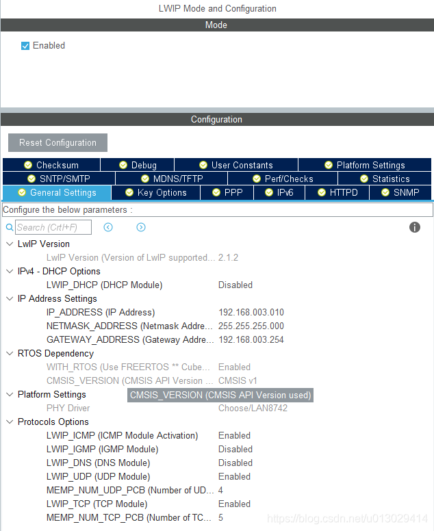 Cube配置STM32H743+DP83848以太网工程_cube 配置dp83848寄存器-CSDN博客