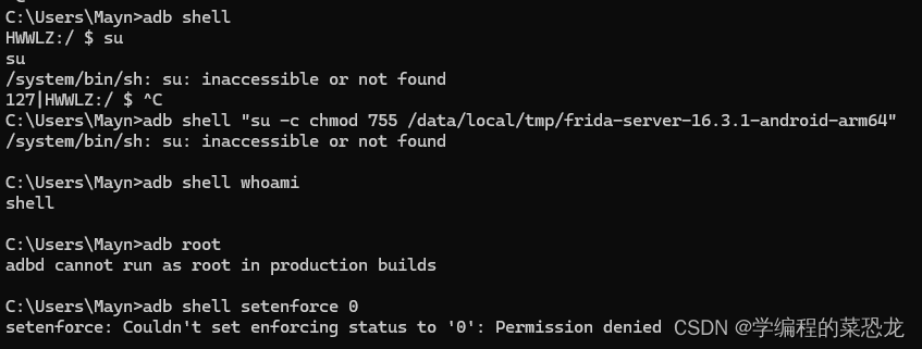 学习使用 Frida 过程中出现的问题_waiting for usb device to appear...-CSDN博客
