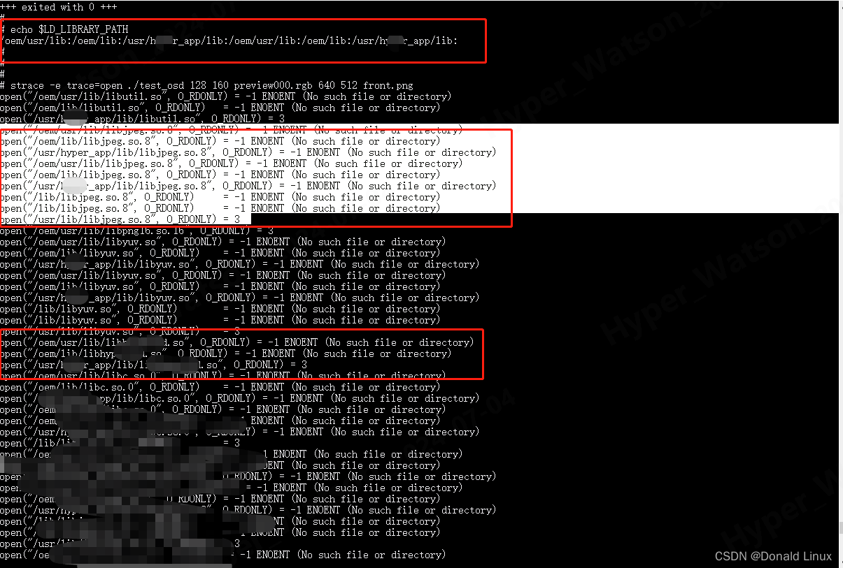 2024-07-04 linux 两个lib目录下有同样文件名的动态链接so库，程序会调用哪个呢？使用 strace -e 命令查看，LD_LIBRARY_PATH变量路径会先于/usr ...