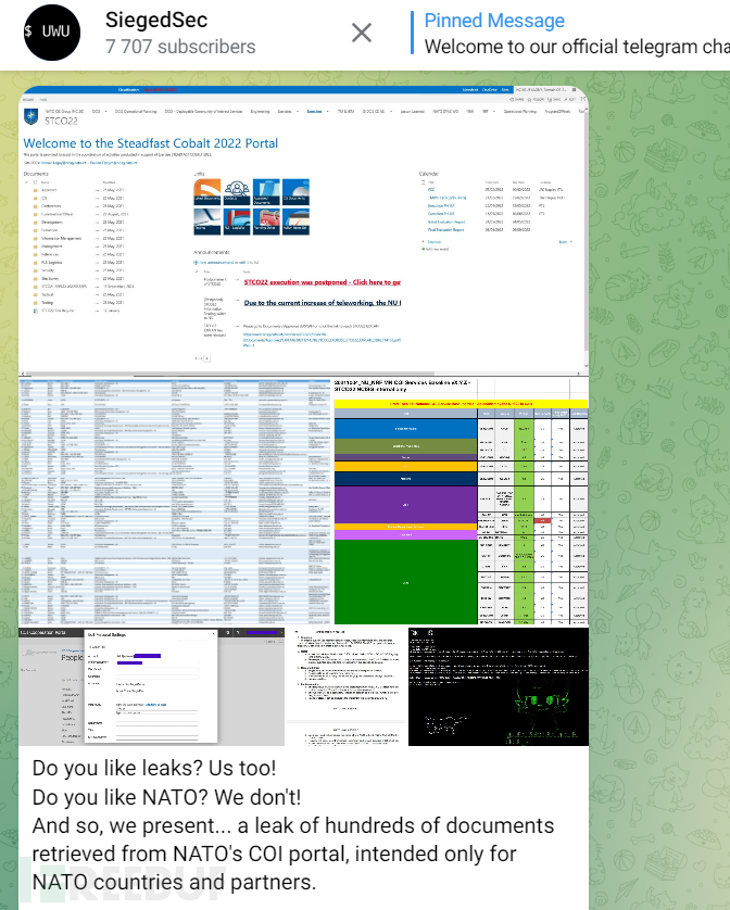 SiegedSec 黑客组织袭击北约网络系统_siegedsec黑客-CSDN博客