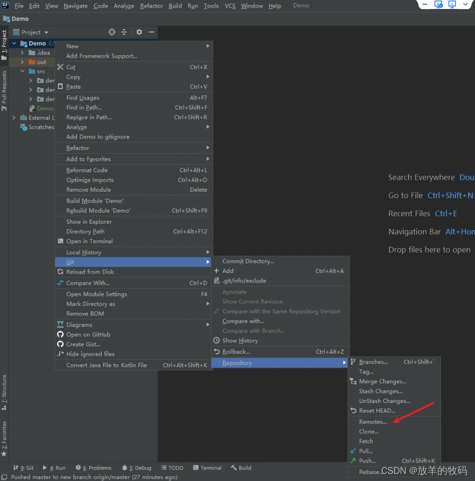 IntelliJ IDEA - 如何修改链接 IDEA Native Project 到 Github Origin Project ...