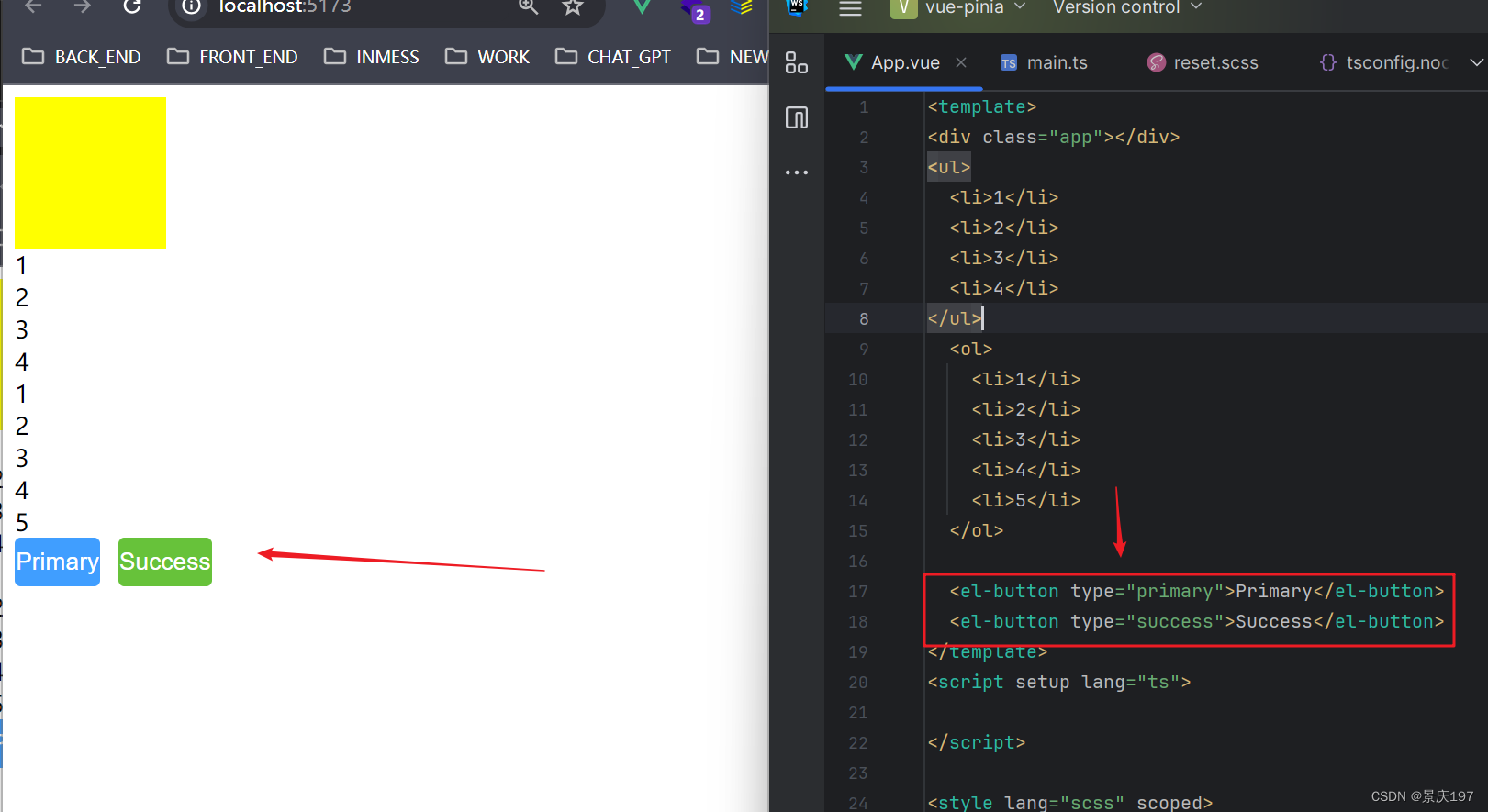 Vite创建Vue3(引入sass和Element)_vite引入sass-CSDN博客