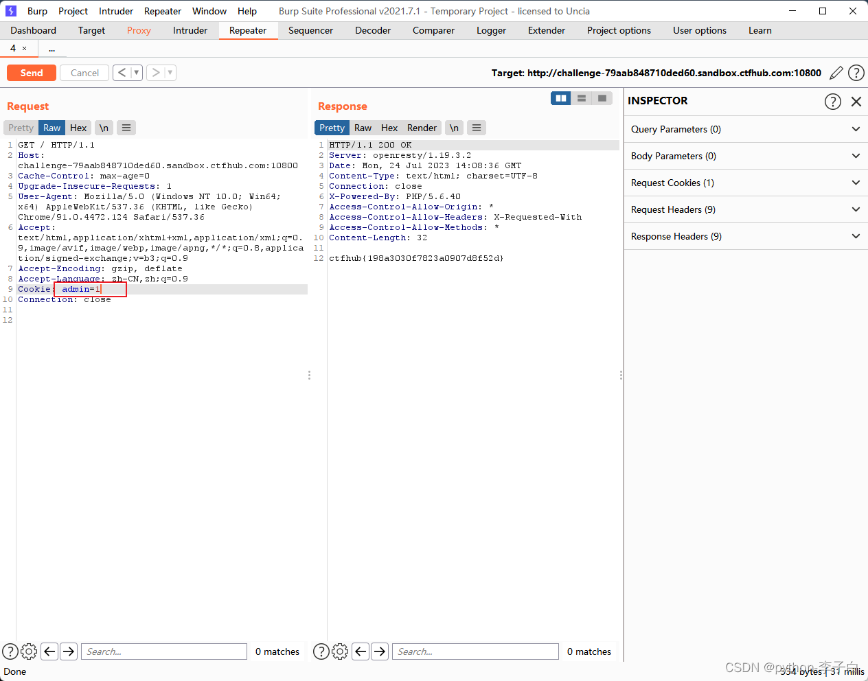 CTFHUB web前置技能-http-cookie-CSDN博客