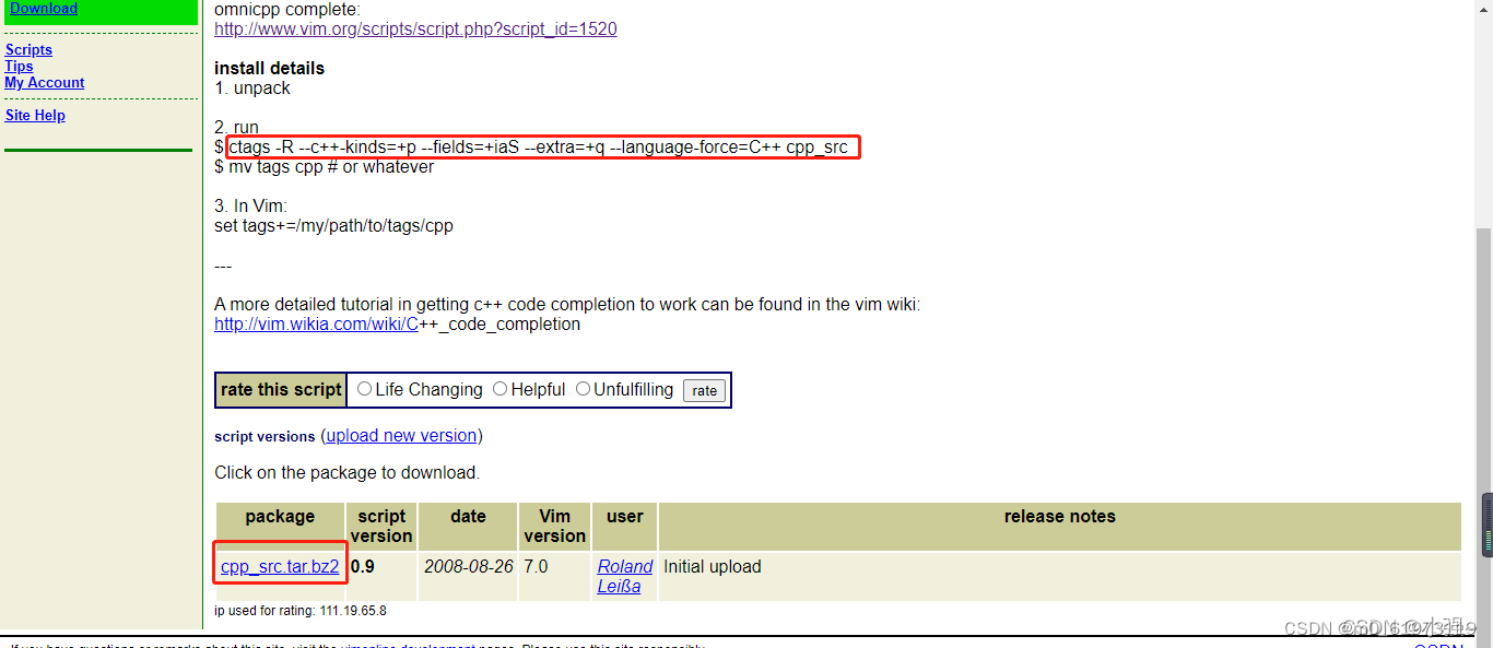 配置Linux下的vim环境（代码补全，跳转函数）_vimrc 设置函数跳转-CSDN博客