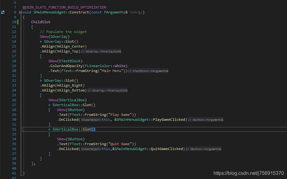 【UE·UI篇】Slate教程——制作简单的按钮和文字_ue slate-CSDN博客