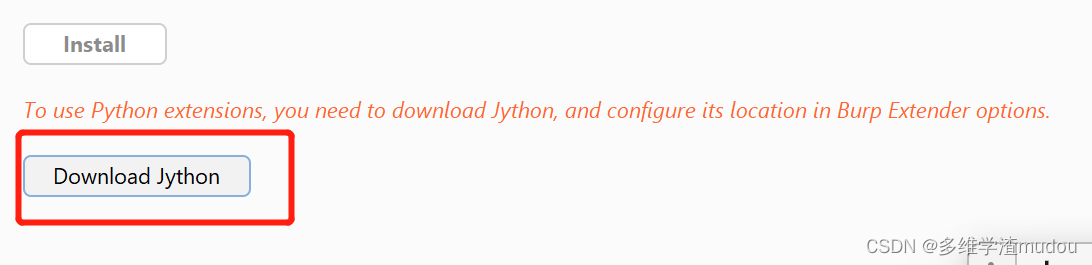 Burpsuite安装插件及插件导入_java.lang.exception: failed to load python interpr-CSDN博客