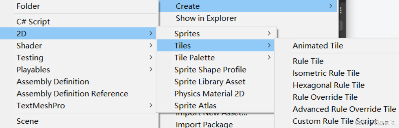 unity在2020.x.x版本中创建rule tile_unity 没有 2d tilemap extras-CSDN博客