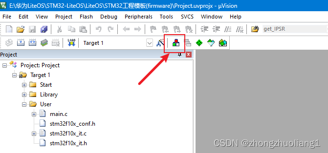 STM32F1系列LiteOS移植教程_stm32移植liteos-CSDN博客
