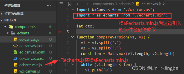 echarts及小程序使用echarts（详细）_小程序 echarts-CSDN博客