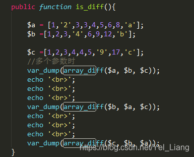 PHP ：array_diff 用法（php计算数组的差集）-CSDN博客