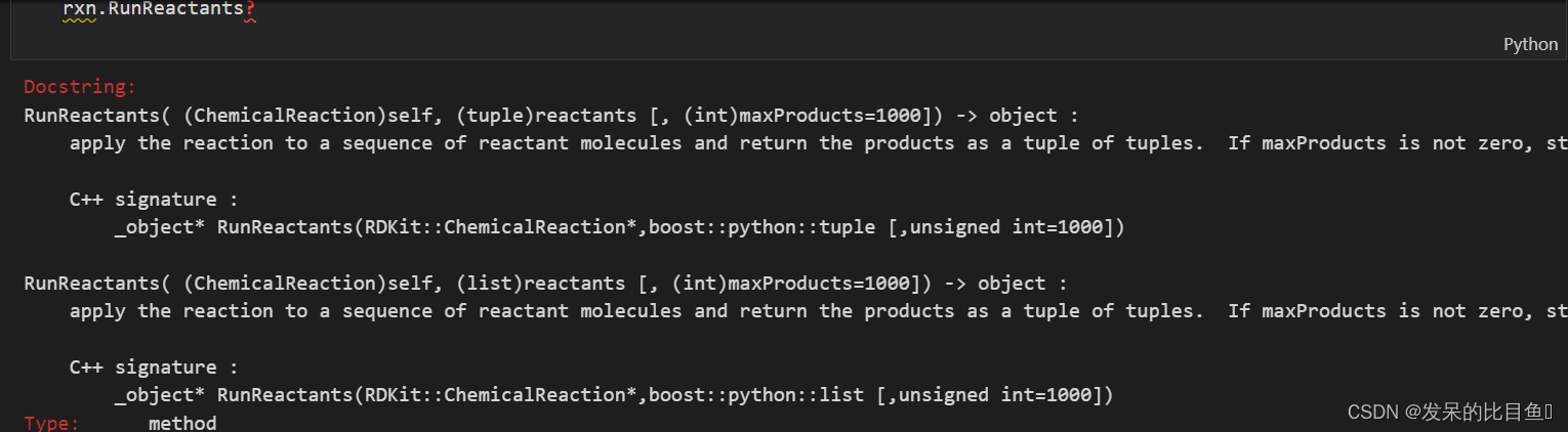 Rdkit|化学反应ReactionFromSmarts_rdkit中的smart reaction-CSDN博客