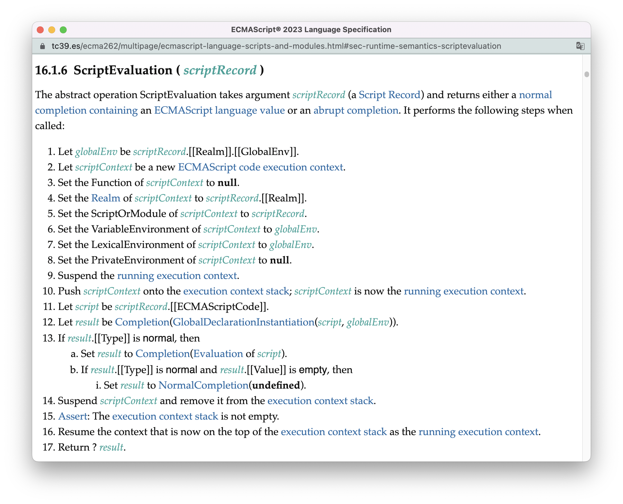【人人都能读标准】11. 原理篇总结：一个程序的完整执行过程_script evaluation script parse-CSDN博客
