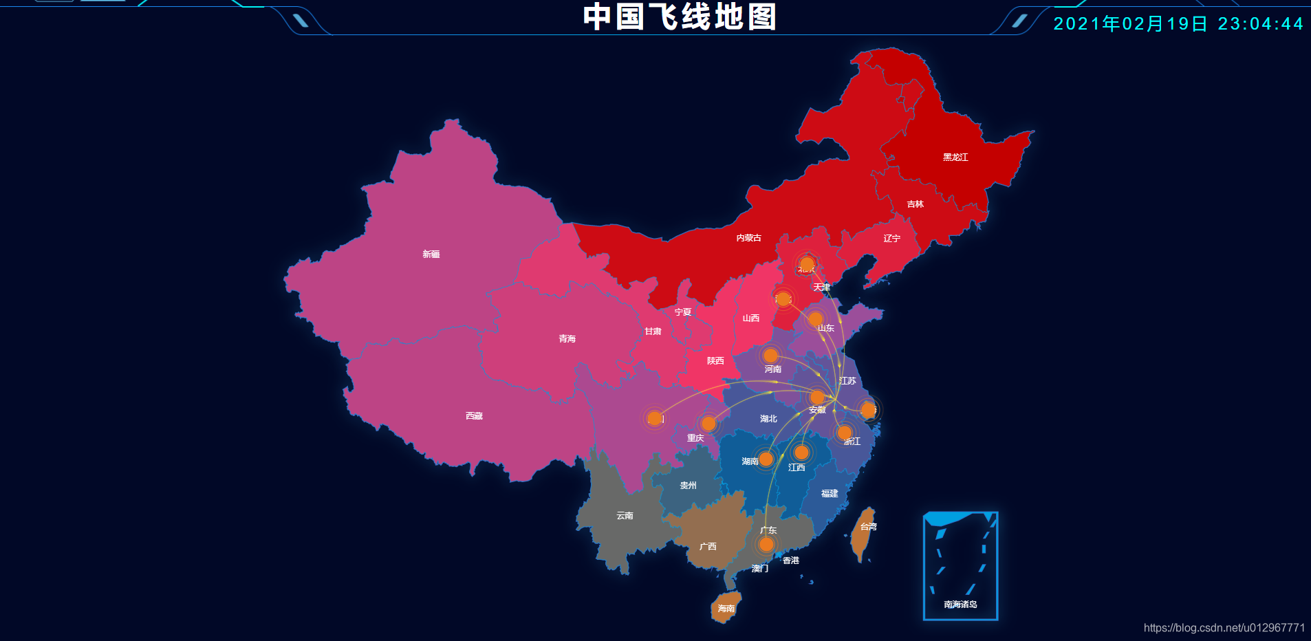 VUE 中实现echarts中国地图 人口迁徙_vue echarts 迁徙图-CSDN博客