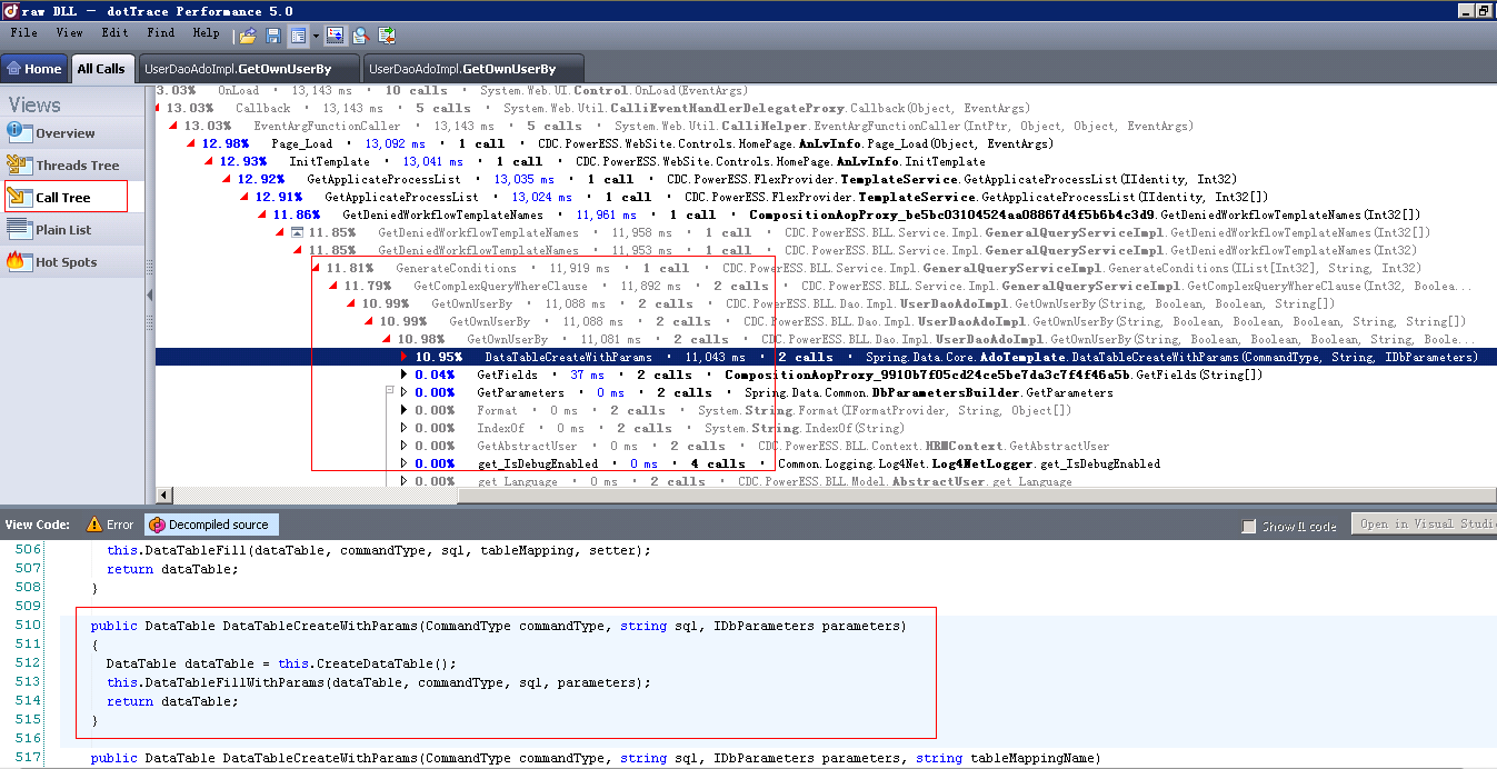 .net程序调用检测和性能分析工具——DotTrace-CSDN博客