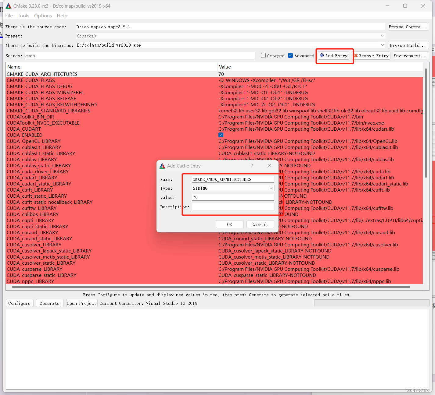 colmap3.9.1 vs2019x64+cuda v11.7编译过程_colmap windows编译-CSDN博客