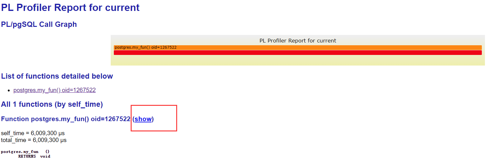 使用plprofiler分析PostgreSQL函数各语句的执行情况_pgsql plprofiler-CSDN博客