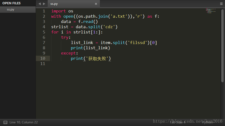 Python操作文件之一（提取字符串）python读取文件 提取字符串 Csdn博客