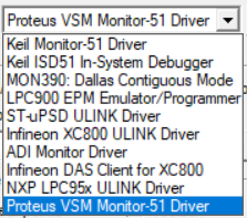 Keil C51 Debug选项没有Proteus VSM 51选项的参考解决方案_keil中没有proteus vsm monitor-51 driver怎么办-CSDN博客