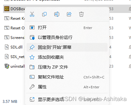 [汇编环境的配置]DosBox Masm Link_masm link 64位-CSDN博客