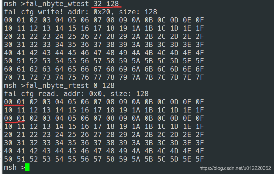 RT-Thread 使用FAL多字节读写FLASH_rtthread使用fal操作flash-CSDN博客