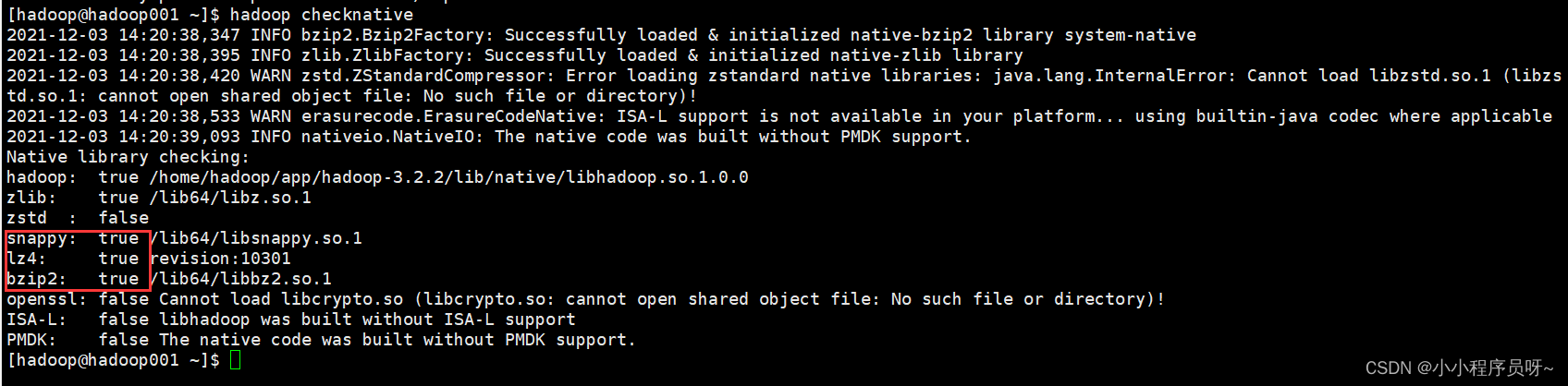Hadoop学习第四课（HDFS常用命令+Mapreduce-架构设计 ）_the native code was built without pmdk support.-CSDN博客