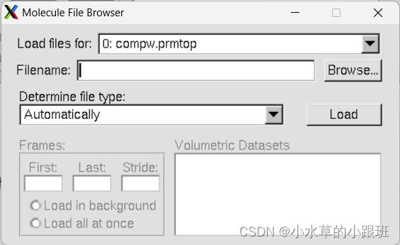 amber+vmd+cpptraj动力学分析及作图_amber中的mdcrd文件怎么导入vmd-CSDN博客