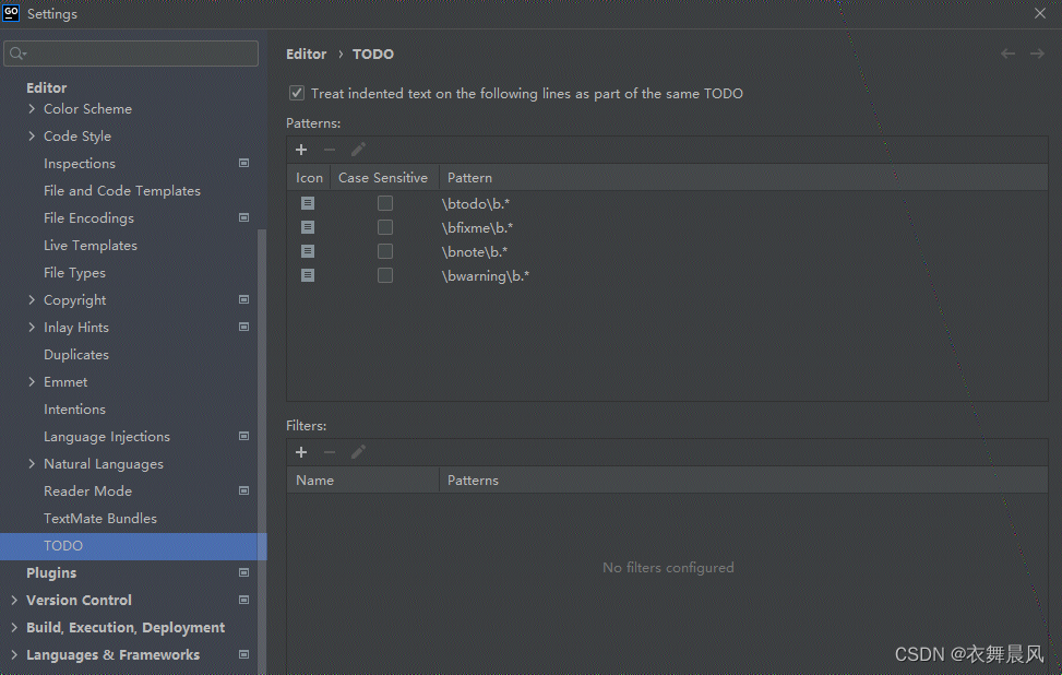 IDEA/GoLand 添加自定义特殊注释【注释高亮】_idea todo高亮-CSDN博客