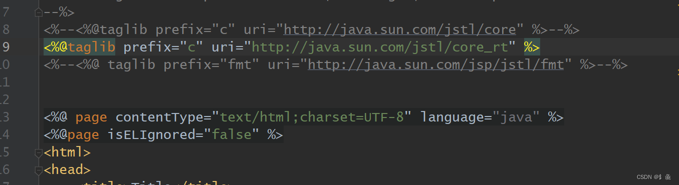 idea使用el表达式无法调用报错500_idea jstl报错500-CSDN博客
