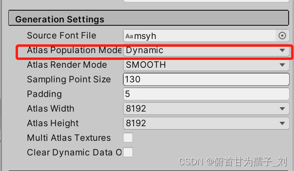 Unity TextMesh Pro创建中文字体资源_unity textmeshpro字体库-CSDN博客
