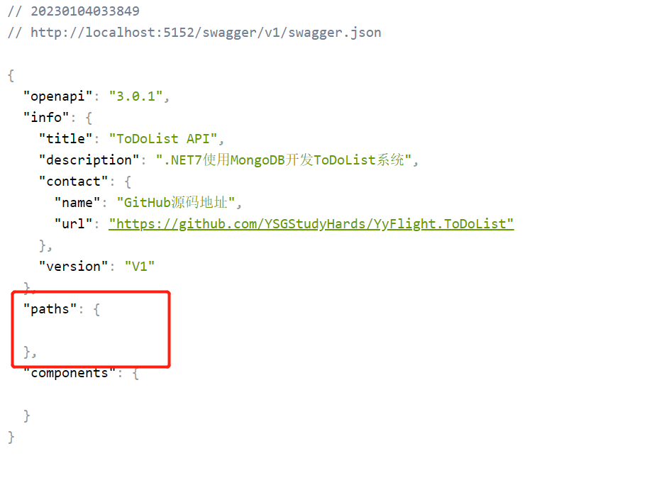 MongoDB从入门到实战之.NET Core使用MongoDB开发ToDoList系统（2）-Swagger框架集成_mongod core-CSDN博客