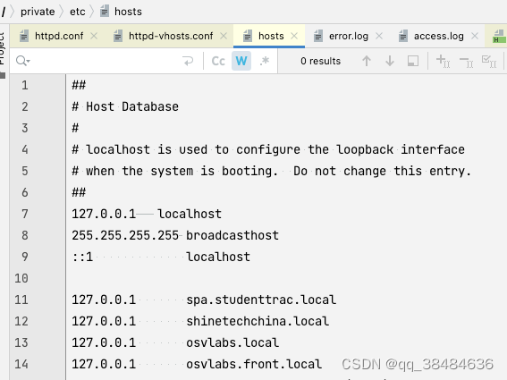 Mac Apache 配置域名 映射本地目录_mac apache 配置 站点目录-CSDN博客