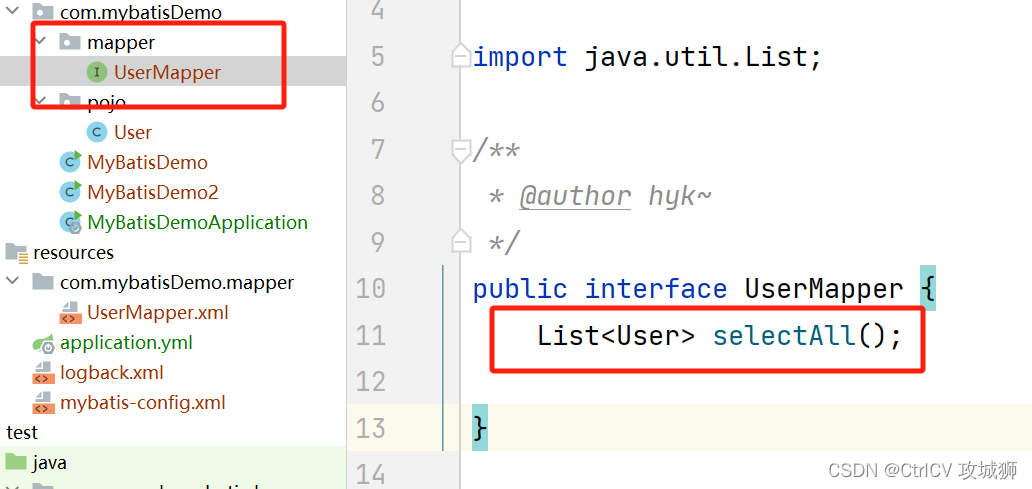 MyBatis——Mapper代理开发_usermapper usermapper = sqlsession.getmapper(userm-CSDN博客