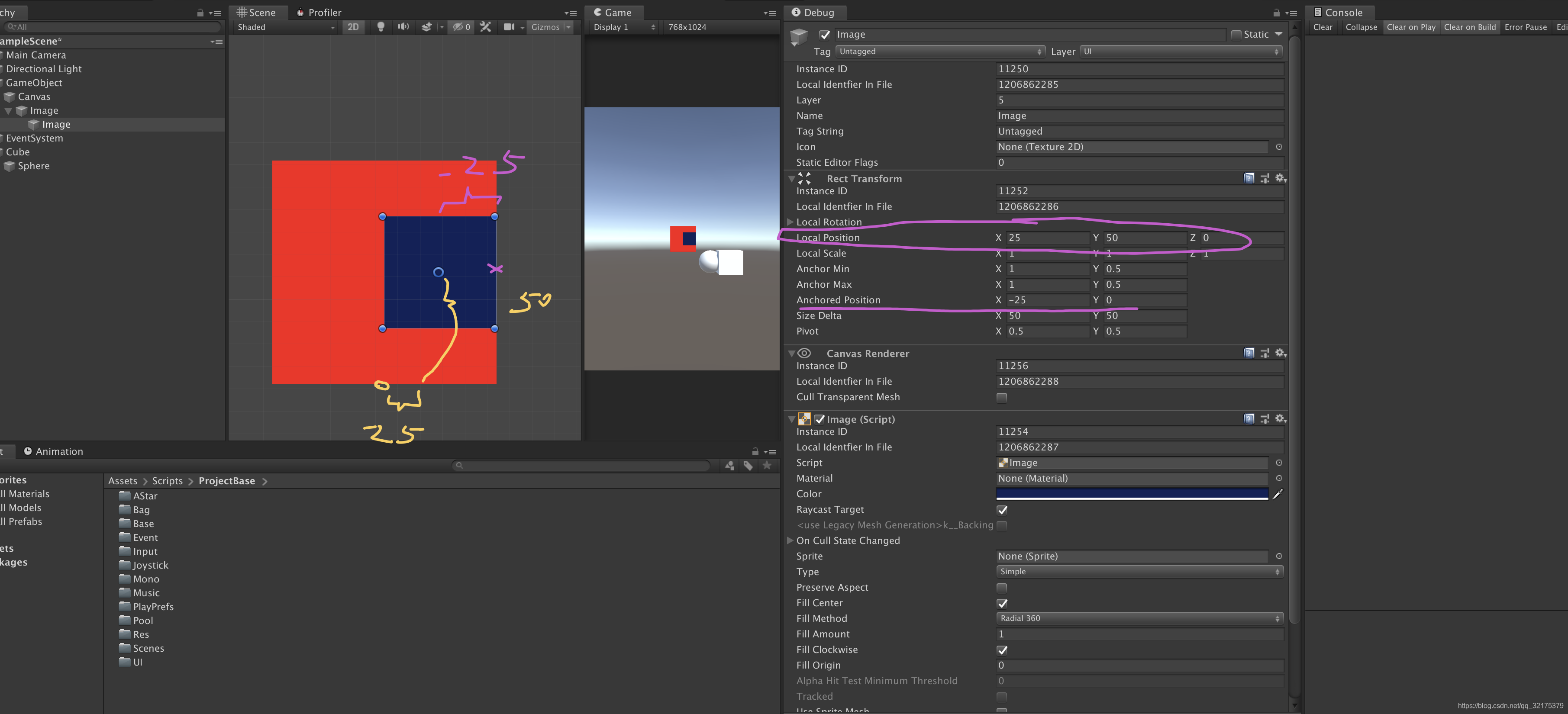 localPosition和anchoredPosition、offsetMin和offsetMax、SizeDelta-CSDN博客
