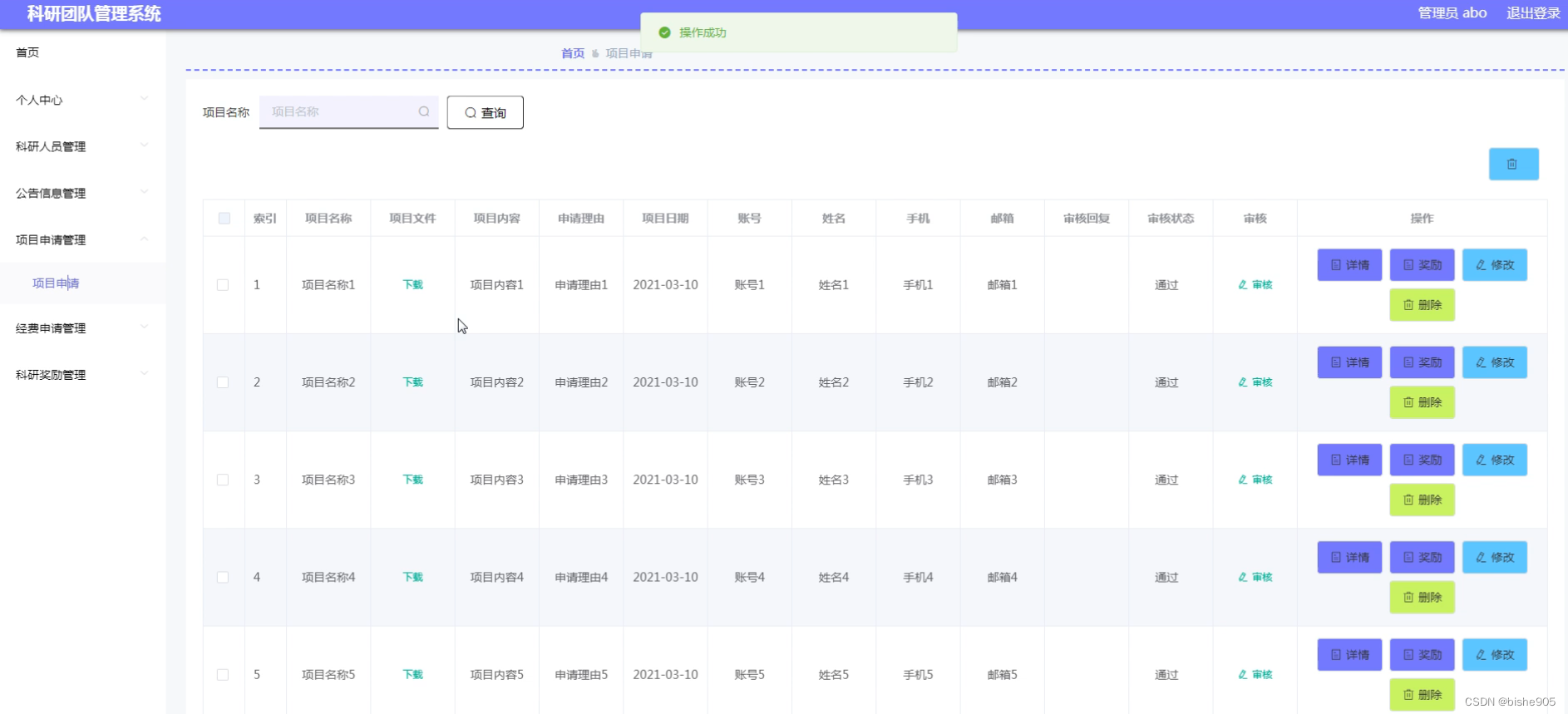 Java计算机毕业设计科研团队管理系统(附源码、数据库)基于java高校科研项目管理系统源码 Csdn博客